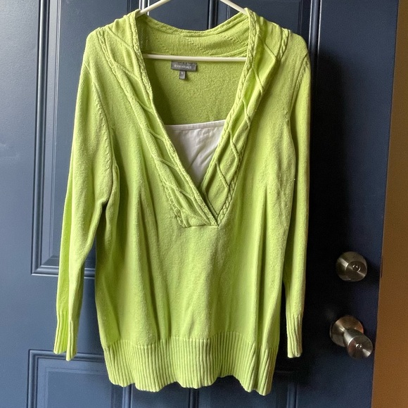 Essentials | Sweaters | Lime Green Plus Size X Sweater Essentials Brand ...